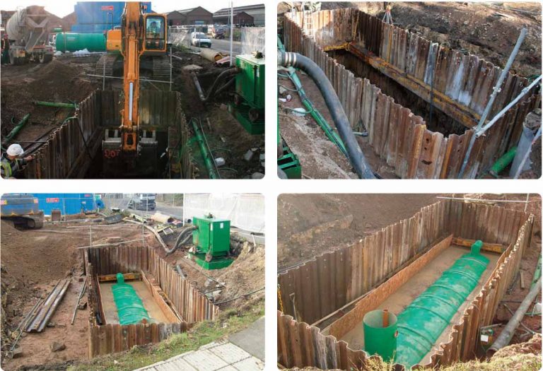 Interceptor Tank Installation | Utility Projects - Trust Utility Management